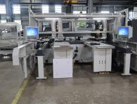China 18000r Min Automatic Wood Drilling Machine Six Sided Cabinet Double Workstation for sale