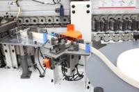 China Automatic Kitchen Cabinets Bevel Edge Banding Machine Wood Banding Tool 12m Min for sale