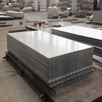 China 3003 Alloy Embossed Diamond Aluminum Chequered Plate Coil 0.2-300mm Thickness for Construction and Marine Applications for sale