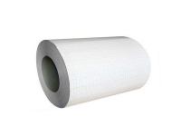 China 0.5x1000 DX51 Prepainted White Galvanized PPGI Steel Coil with 25mm/50mm Grid for Whiteboard Marker for sale