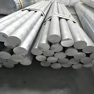 China Extruded Aluminum Round Bar Rod 6061 7075 5083 5mm-600mm Diameter ASTM B221 for sale