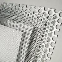 China Color Powder Coated Perforated Metal Sheet 0.2-10mm Thick for Stairs Decoration for sale