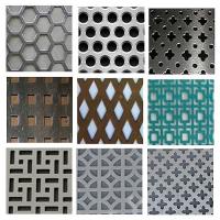 China Color Powder Coated Perforated Metal Sheet 0.2-10mm Thick for Stairs Decoration for sale