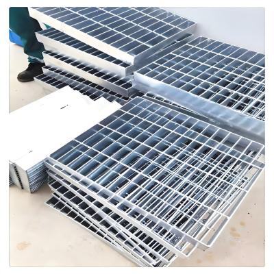 China Heavy Duty 19W4 Galvanized Steel Bar Grating Walkway Platform Catwalk Deck Floor Grid for sale