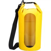 China OEM Custom Dry Bag Rucksack With Transparent Window Pocket Lightweight for sale