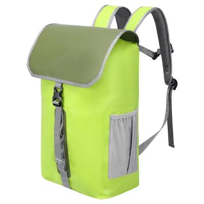 China Swimming Waterproof Dry Backpack Safety Floating Boat Bag Reflective Yellow for sale