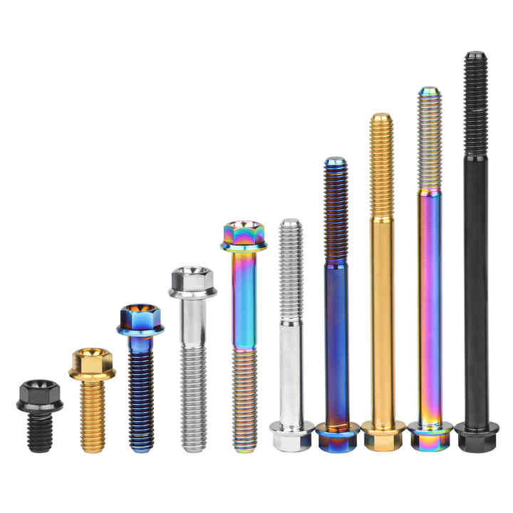 High Quality Titanium and Nuts M6 M8 Gr5 Bolts Motorcycle Titanium Bolt Resistant