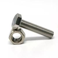 China Factory Price M6 M120 Inconel 625 718 Hex Bolt DIN933 And DIN934 Nut for sale