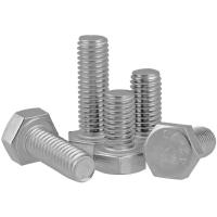 China Stainless Steel Hex Bolts Nut 304 316 Stainless Steel Fasteners Full Thread Half Thread Hexagon Stainless 2205 Hex Bolts for sale