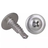 China 410 SS Inox Hex Washer Wafer Truss Head Tek Roofing Self Drilling Screw Stainless Steel For Sheet Metal Or Wood for sale