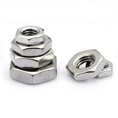 China DIN439 Stainless Steel Chamfered Hex Head Thin Nut Jam Nut for sale