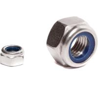 China A2-70/A4-80/304/316 Stainless Material DIN985 Prevailing Torque Type Hexagon Thin Nuts With Non-Metallic Inser for sale