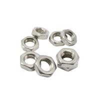 China M5 M6 M8 M10 M12 M14 M16 GB6172 304 A2-70 Stainless Steel Flat Hex Hexagon Thin Nut Jam Nut for sale