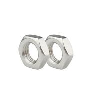 China Screw Hex Head M3M4M5M6M8M10M12M14M16-M24 GB6172 Outer Hexagon Thin Nut for sale