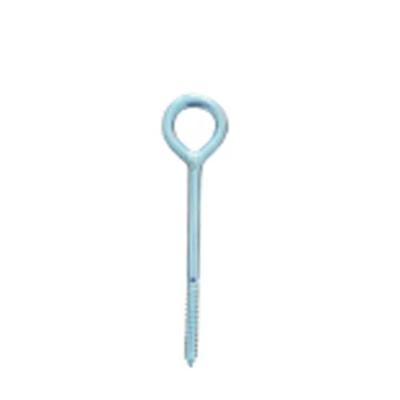 China Carbon Steel Fastener Lag Eye Hole Bolt Metal Bent Wire Eye Hooks Self Tapping Eye Screw for sale