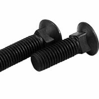 China Carbon Steel Grade 4.8 5.8 8.8 M14 M16 HDG Round Head Square Neck Carriage Bolt for sale