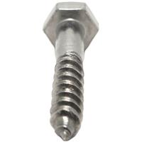 China DIN571 Galvanized Stainless Steel SS304 SS316 Hex Head Wood Screw Lag Bolt Coach Screw for sale
