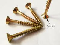 China DIN7505 MDF Fiberboard Screw / Double Pozi Countersunk Tornillos Spax Screws / Chipboard Screw for sale