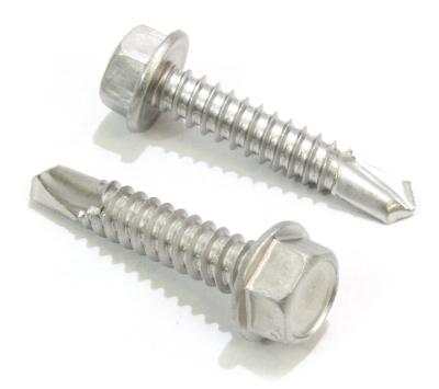 China M2 - M20 ZINC Plain Stainless Steel Hex Self Drilling Screw Roofing Screw for sale
