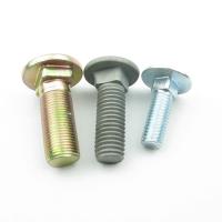 China DIN903 / 603 Countersunk Head Copper Colored Chrome M3 M4 Fine Thread Carriage Bolts for sale