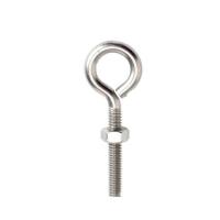 China Stainless Steel AISI316 M6 M8 M10 M12 Eye Bolt High Polished Unwelded Eye Bolt for sale