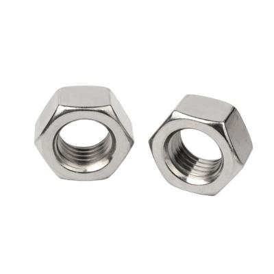 China DIN934 Hex Nut Hot Dip Galvanized M6 - M36 Titanium Brass Stainless Steel Hex Nuts for sale