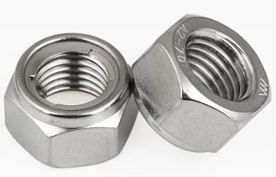 China M3 - M39 DIN 980 M Stainless Steel 304 All Metal Self Locknut Hex Locking Nuts With Two-Piece Metal for sale