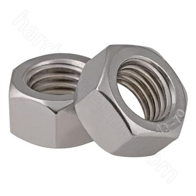 China Hexagon Nuts Carbon Steel Hex Nuts Stainless Steel Best Price DIN934 for sale
