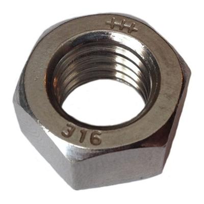 China Nut DIN 934 Stainless Steel Hexagonal Anti Loosen Hex SS 304 316 for sale