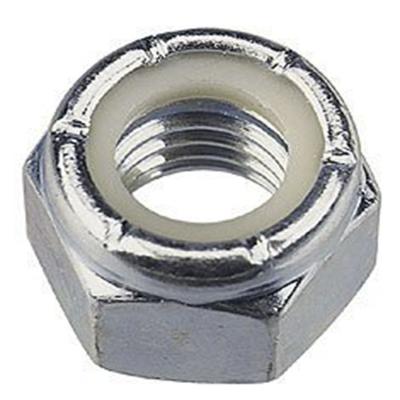 China Nylon Nut Stainless Steel Prevailing Torque Type Hex Nut With Hexagon for sale