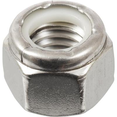 China Nylon Nuts SS304 Insert Hex Lock Nut Hexagon DIN 985 Stainless Steel for sale