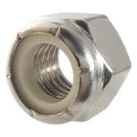 China Nylon Nut Stainless Steel 304 316 Anti-Loosen Lock Nut Iron Sheet for sale