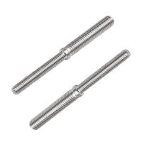 China Double End Threaded Stud Screw Bolts M6 To M8 304 Stainless Steel Thread for sale