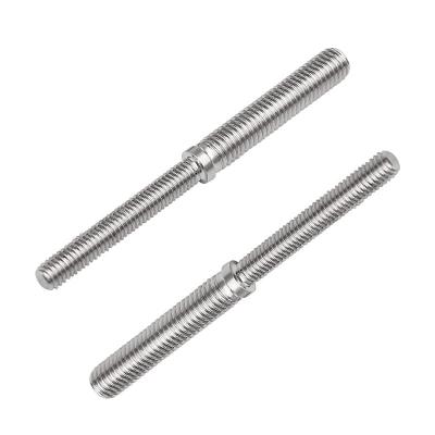 China Double End Threaded Stud Screw Bolts M6 To M8 304 Stainless Steel Thread for sale