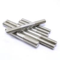 China A15081000ux0463 M6x100mm Stainless Steel Double End Threaded Stud Screw Bolt for sale