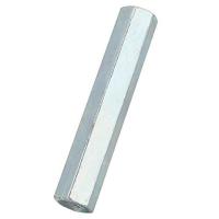 China 304 Stainless Steel Hex Long Nut M2 To M10 Female Thread Straight Fitting for sale