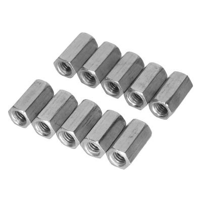 China Long Nut Stainless Steel 304 316 DIN6334 Long Hex Coupling Nut for sale