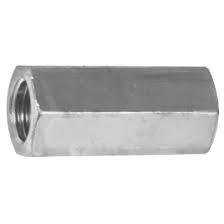 China M4 M5 M6 M8 M10 M12 Hex Coupling Nuts Long Hex Nut SS304 316 for sale