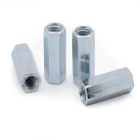 China DIN6334 Sleeve Barrel Nut Stainless Steel M3 M4 M5 Hex Coupling Nut for sale