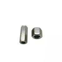 China Stainless Steel Threaded Long Nut Hexagon Sleeve Barrel Nut DIN 6334 M2 To M17 for sale