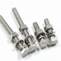 China Din931 Din933 Nut Ss Bolt SS 304 316 Stainless Steel Hex Bolt And Nut 1/2