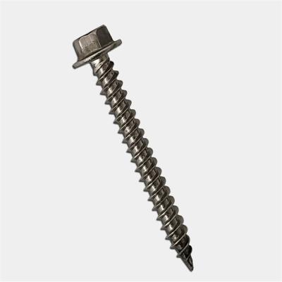 China Screw Zinc Plated Wood Screw Din571 Hex Head Wood Screw Steel for sale