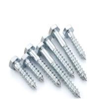 China DIN571 Stainless Steel / Carbon Steel Hex Head Wood Screws M2 To M10 for sale