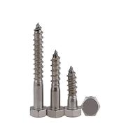 China Hex Head Wood Screw Lag Bolt DIN571 Galvanized Stainless Steel SS304 SS316 for sale