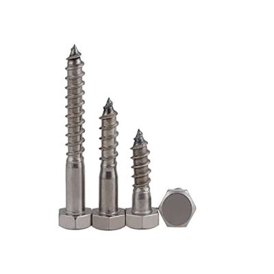 China Hex Head Wood Screw Lag Bolt DIN571 Galvanized Stainless Steel SS304 SS316 for sale