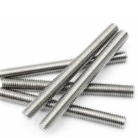 China DIN975 DIN976 Ss Fastener 304 Stainless Steel Threaded Rods M2 M4 M6 for sale