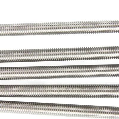 China Threaded Rod UNC UNF Zinc Plated L7 B7 Galvanized Carbon Steel Din 975 Din976 for sale
