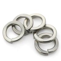 China DIN127 Blue White Zinc Spring Lock Washers High Strength M2-M48 Industrial Fasteners for sale
