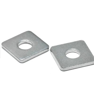 China 304 Stainless Steel Plain Finish Taper Washers Bolt Nut Square Lock Washer for sale