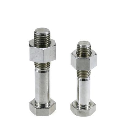 China M50 X 150 High Temperature Alloy Inconel 718 / GH 4169 Stainless Steel Fasteners Full Thread Hex Bolt for sale